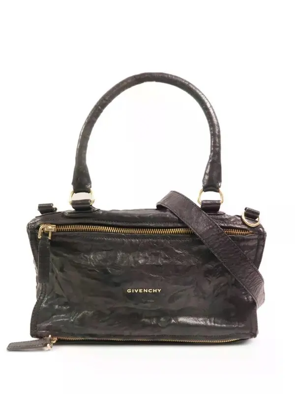 Givenchy Pandora Two-way Calfskin Tote Bag - Black