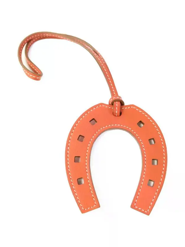 Hermès Horseshoe Leather Bag Charm
