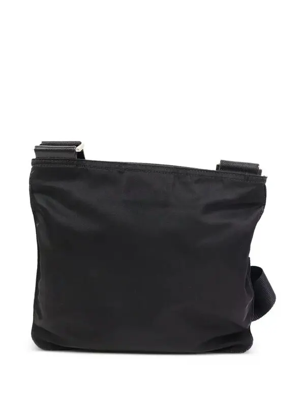 Prada Enamel Triangle Logo Shoulder Bag