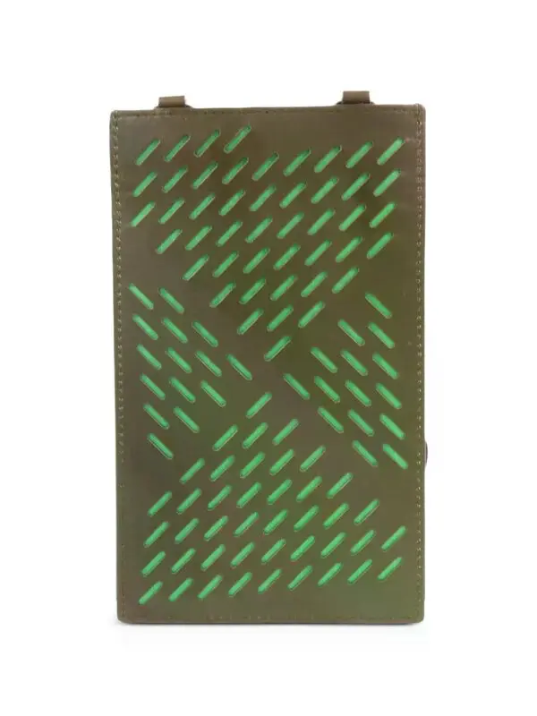 Bottega Veneta Perforated Leather Phone Bag