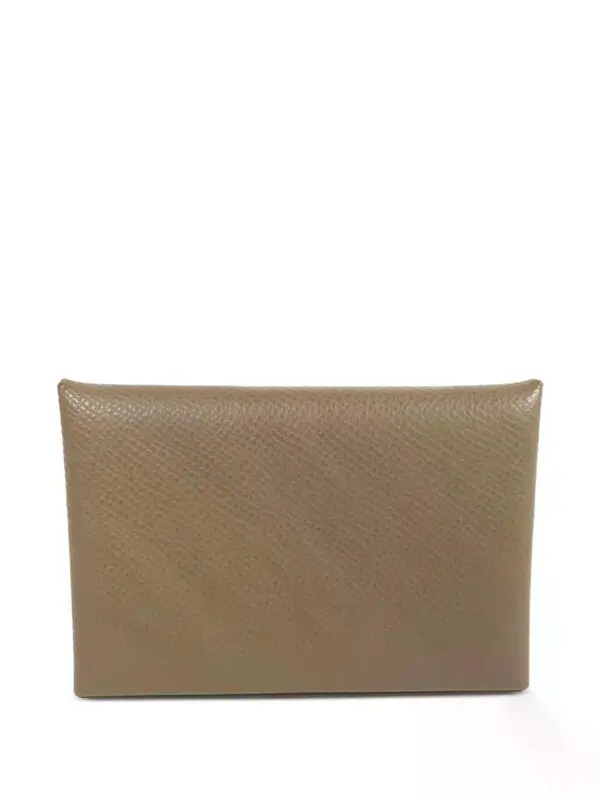 Hermès 2023 Calvi Epsom Card Holder