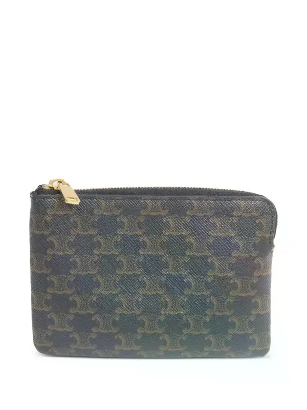 Celine Triomphe Pouch - Black