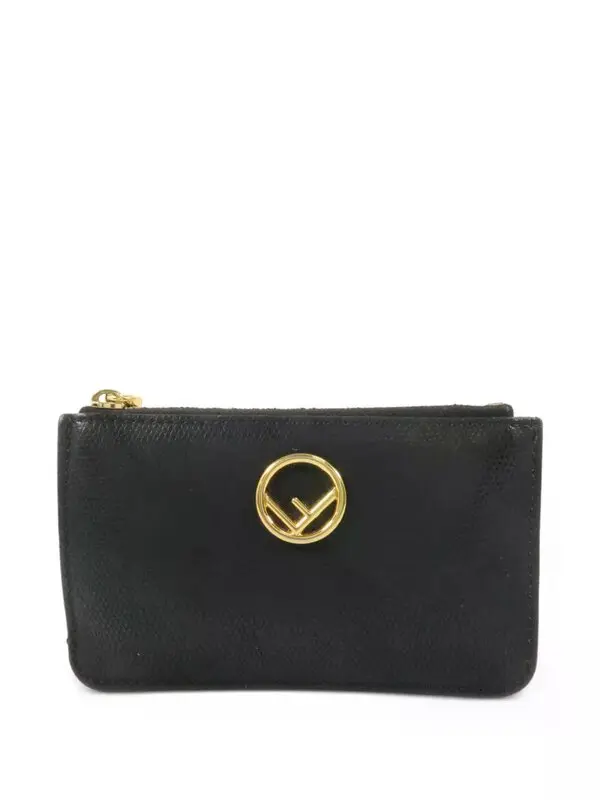 Fendi Logo Leather Wallet