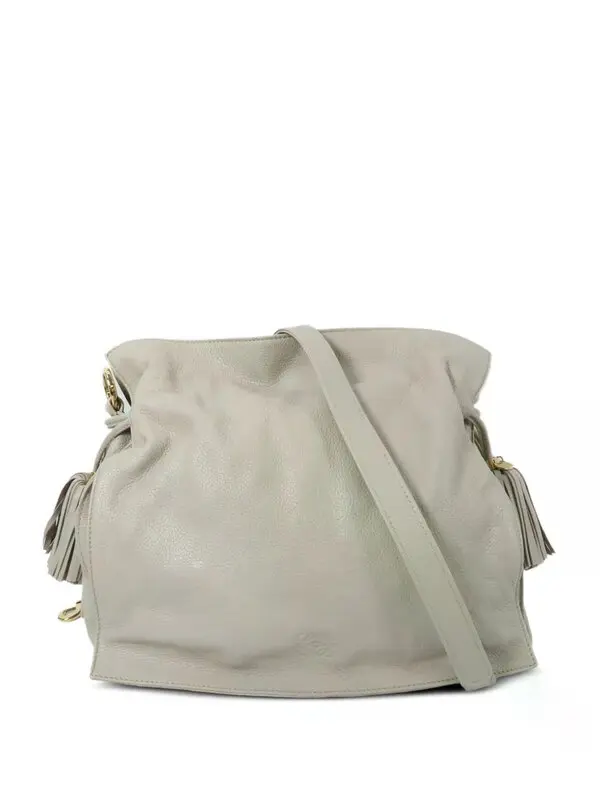 Loewe Flamenco Tassel Shoulder Bag - Neutrals