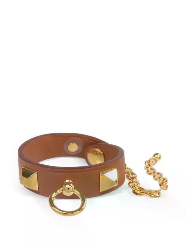 Hermès Rivales Leather Glove Clip - Brown