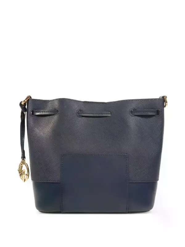 Michael Kors Drawstring Leather Shoulder Bag