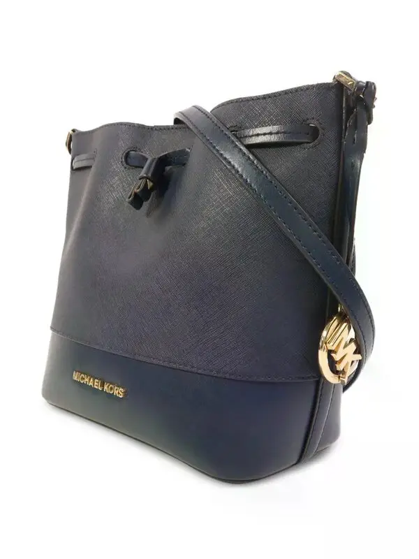 Michael Kors Drawstring Leather Shoulder Bag
