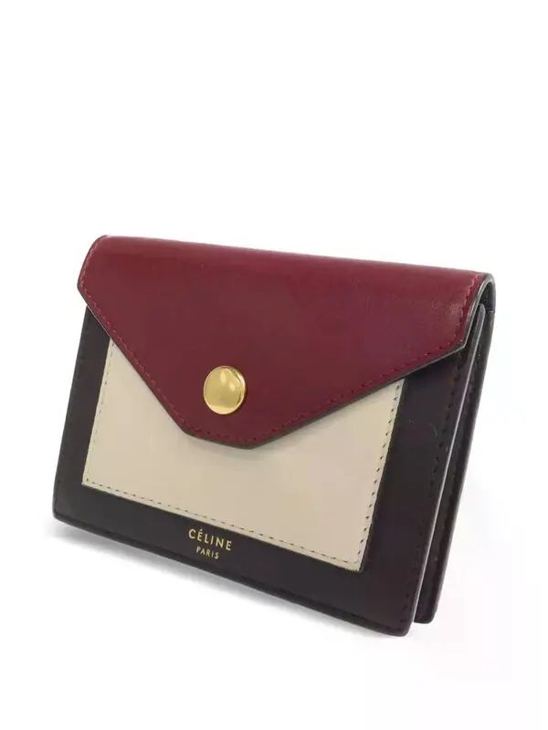 Celine Envelope-flap Leather Card Case