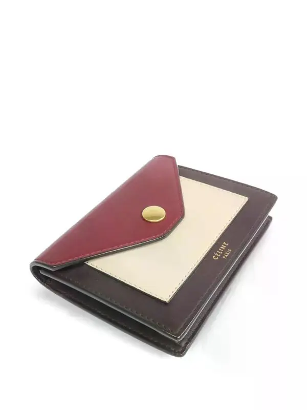 Celine Envelope-flap Leather Card Case