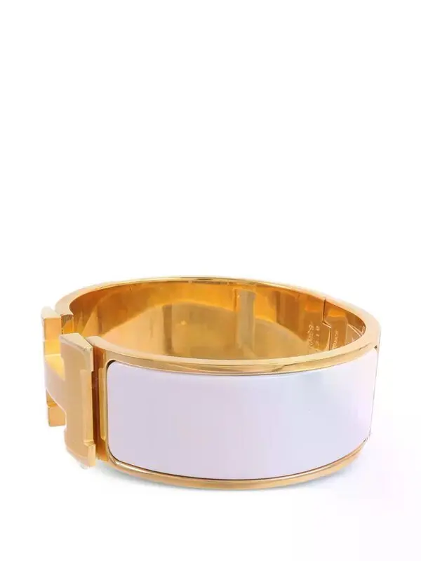 Hermès Clic Clac H Enamel Bracelet