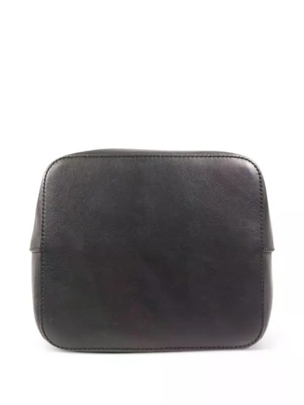 Fendi Drawstring Leather Shoulder Bag