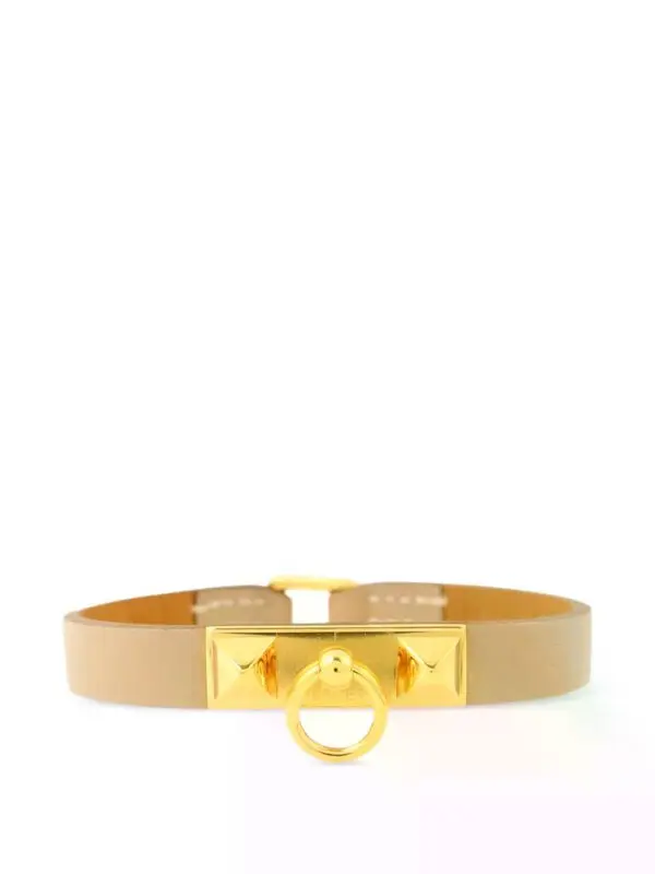 Hermès Rivale Mini Calfskin Bracelet - Gold
