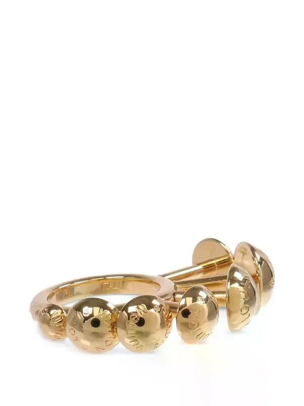 LOUIS VUITTON Tone Studded Ring