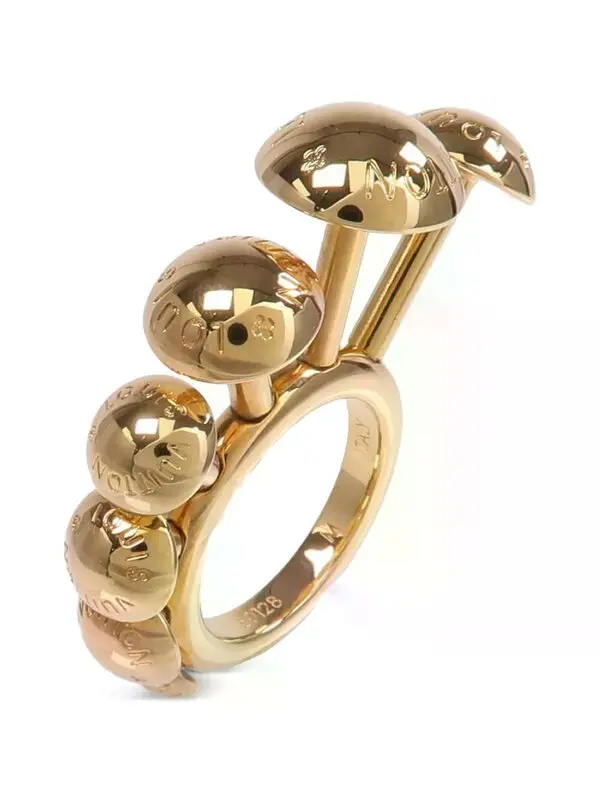 LOUIS VUITTON Tone Studded Ring