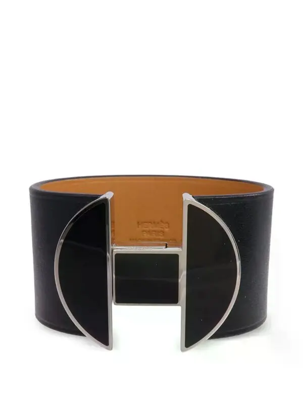 Hermès Manchette Leather Bracelet
