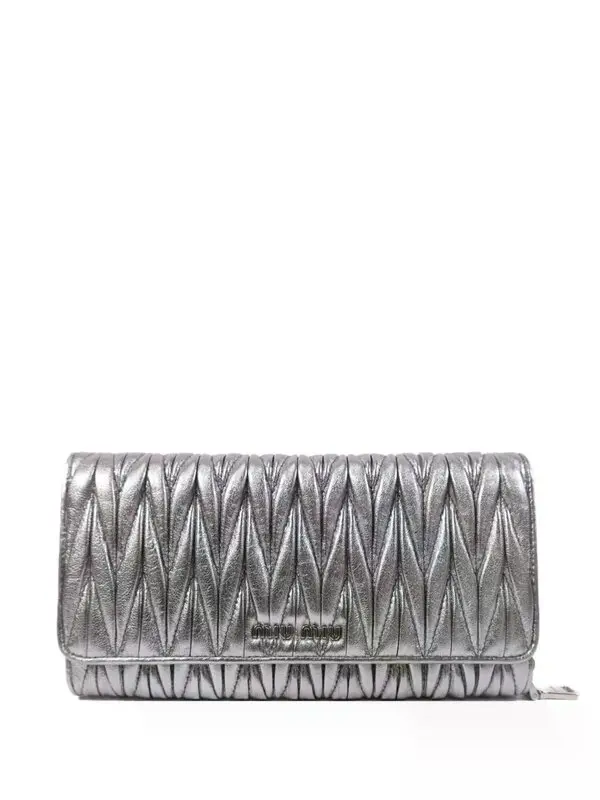 Miu Miu Quilted Leather Wallet