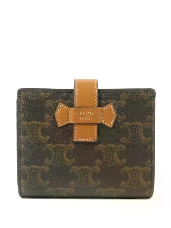 Celine Triomphe Strap Wallet