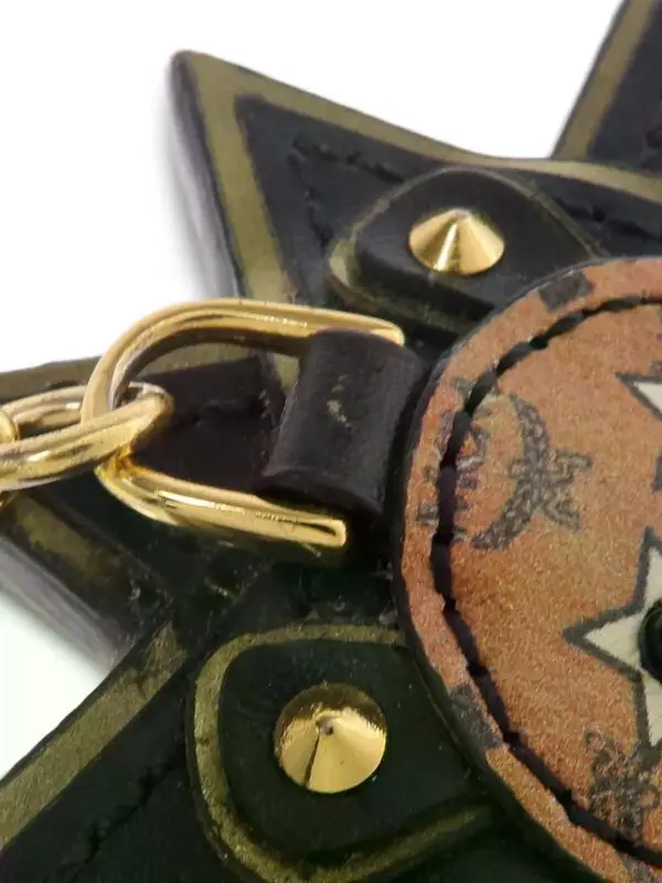 Mcm Star-shaped Lion Keychain