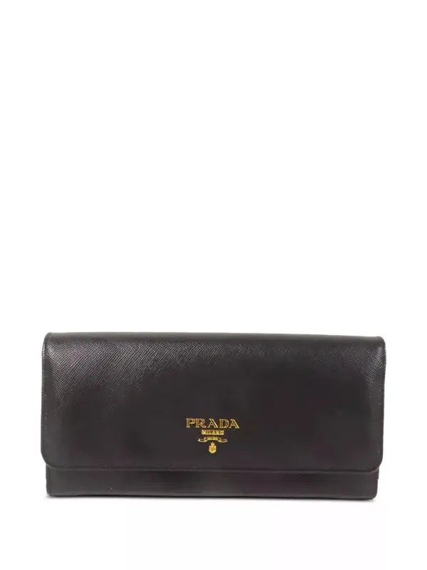 Prada Leather Wallet - Black