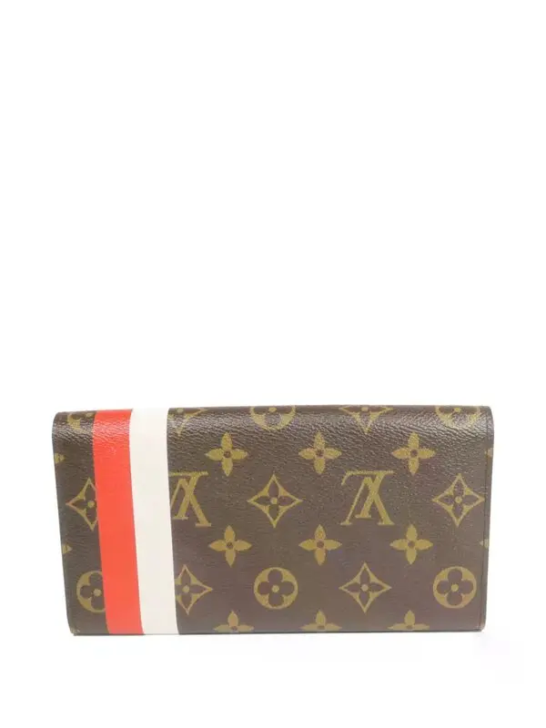 LOUIS VUITTON Monogram Groom Portefeuille Sarah Wallet