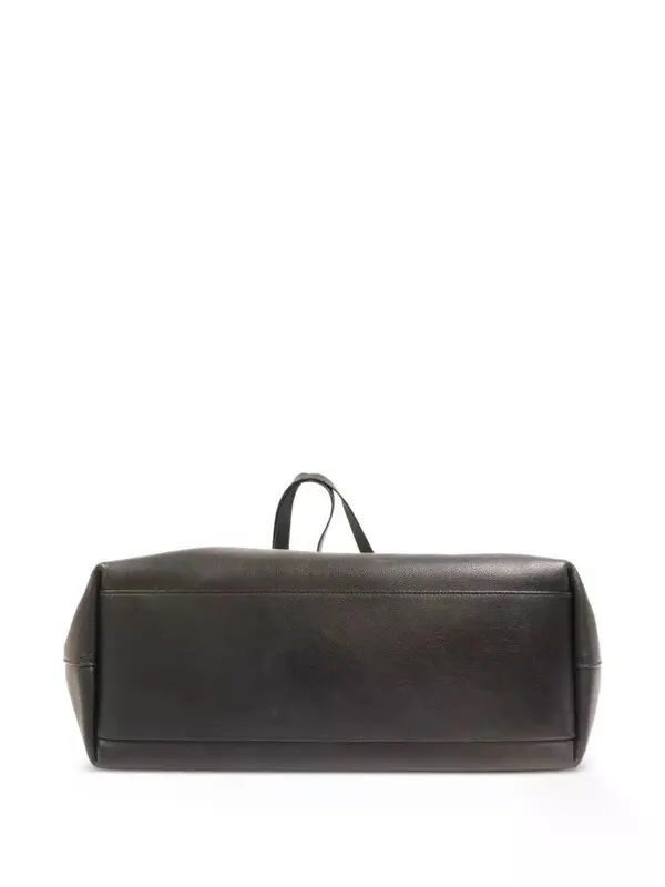 Saint Laurent Bold Shopper Leather Tote Bag