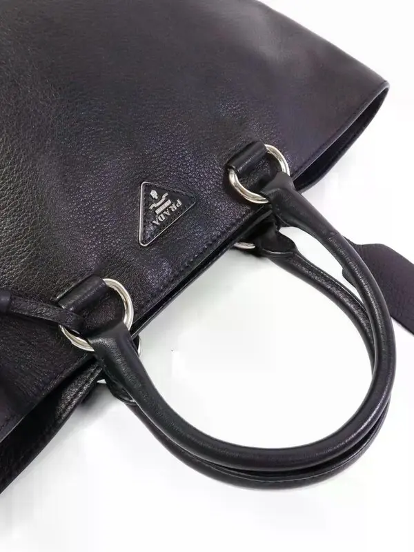 Prada Vitello Phenix Leather Tote Bag