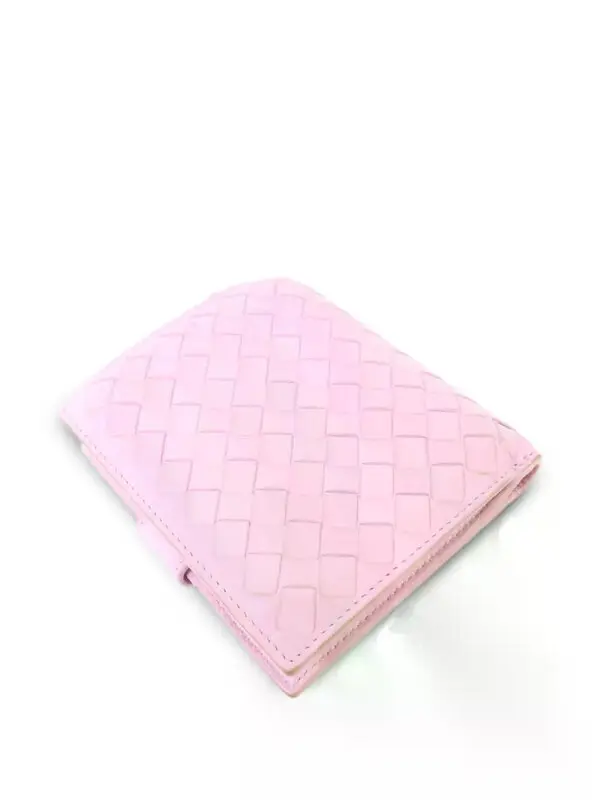 Bottega Veneta Intrecciato-weave Bi-fold Wallet
