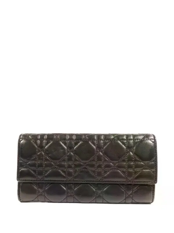 Dior Cannage Long Wallet