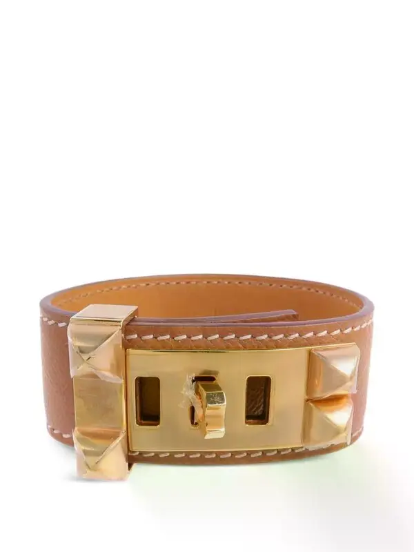 Hermès Collier De Chien Leather Bracelet