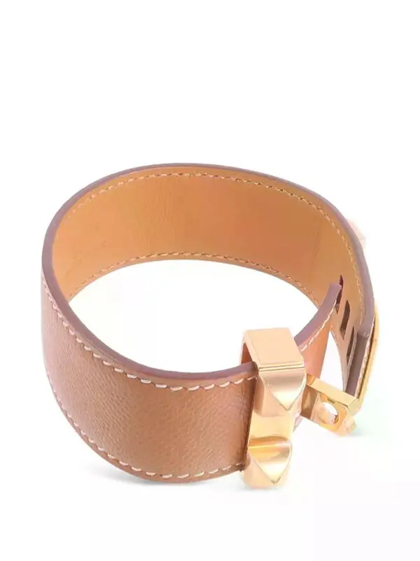 Hermès Collier De Chien Leather Bracelet