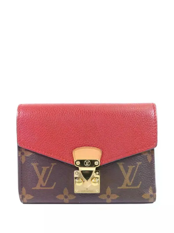 LOUIS VUITTON Monogram Pallas Wallet - Brown