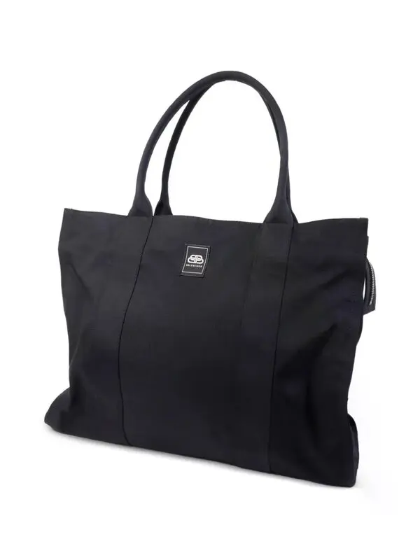 Balenciaga Trade Logo Patch Tote Bag