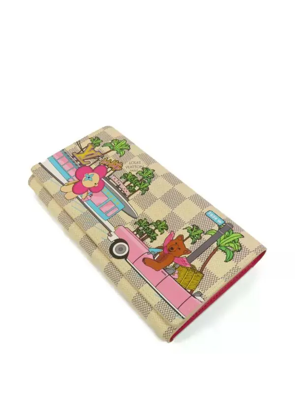 LOUIS VUITTON Vivienne Holiday Damier Azur Wallet