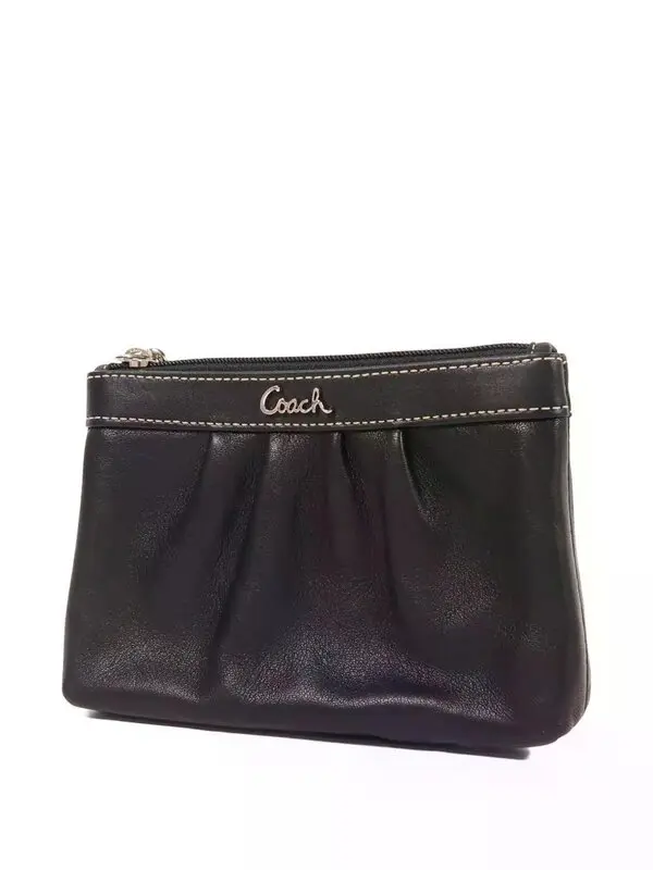 COACH VINTAGE Pleated Leather Pouch
