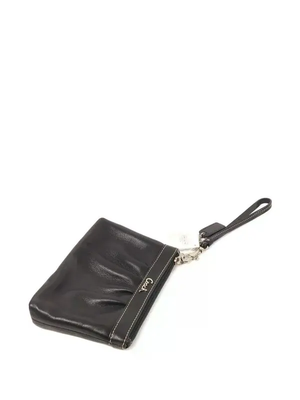 COACH VINTAGE Pleated Leather Pouch