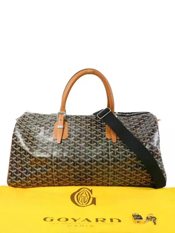 Goyard Goyardine Boston 50 Tote Bag
