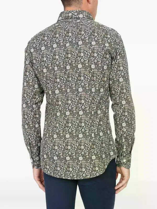 KOIKE BARCELONA Floral-print Long-sleeve Shirt