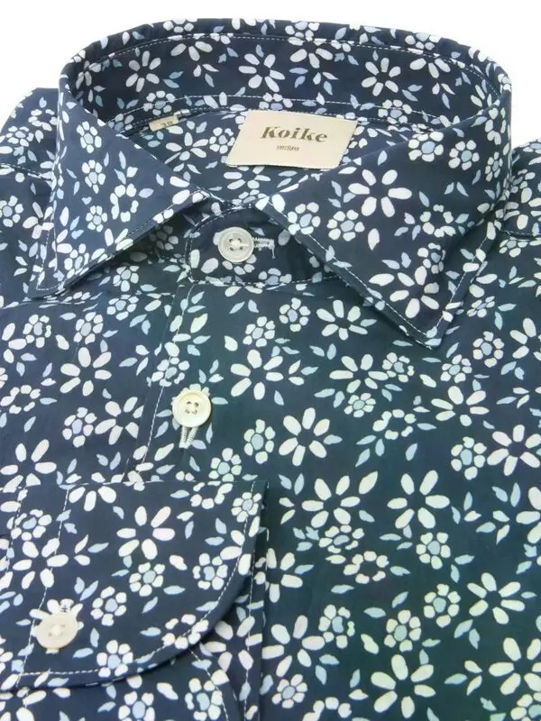 KOIKE BARCELONA Floral-print Long-sleeve Shirt