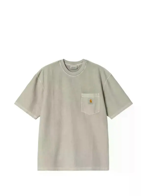 Carhartt Work In Progress Garment-dyed Pocket T-shirt - Grey