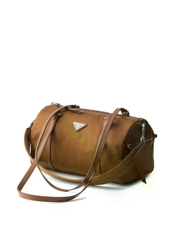 Prada Re-nylon And Saffiano Leather Duffel Bag