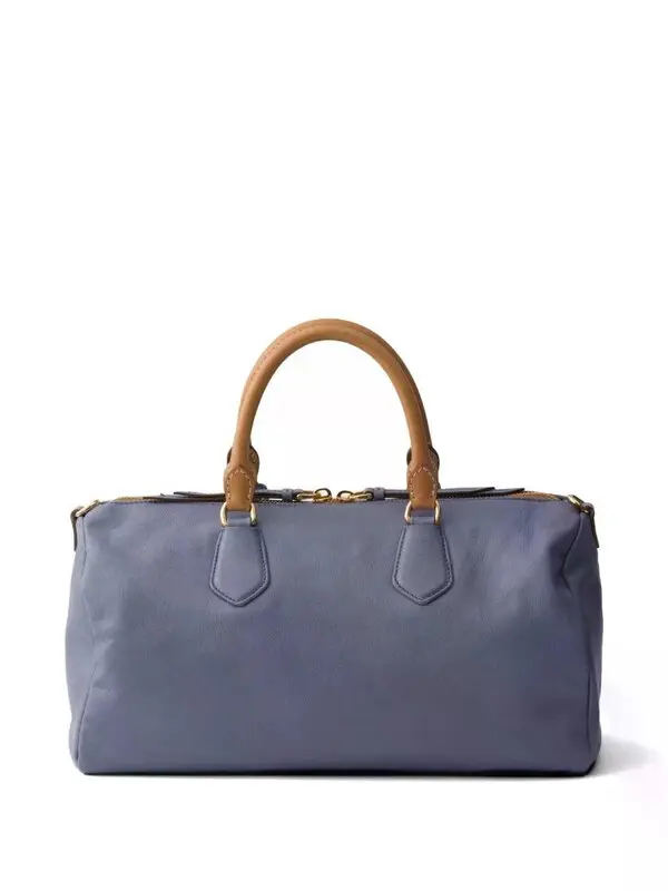 Prada Large Leather Top-handle Bag