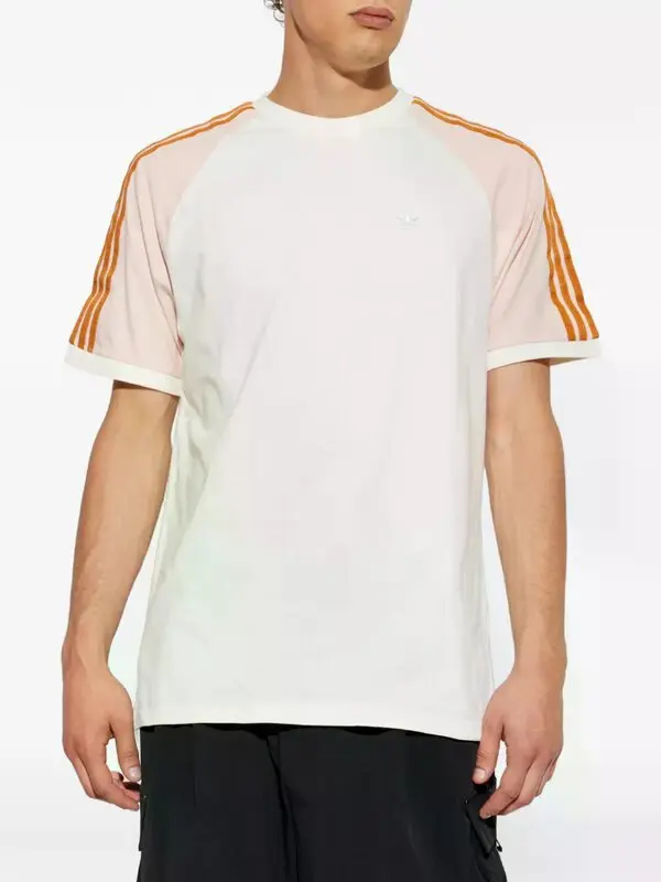 Adidas Raglan-sleeve Logo-embroidered T-shirt