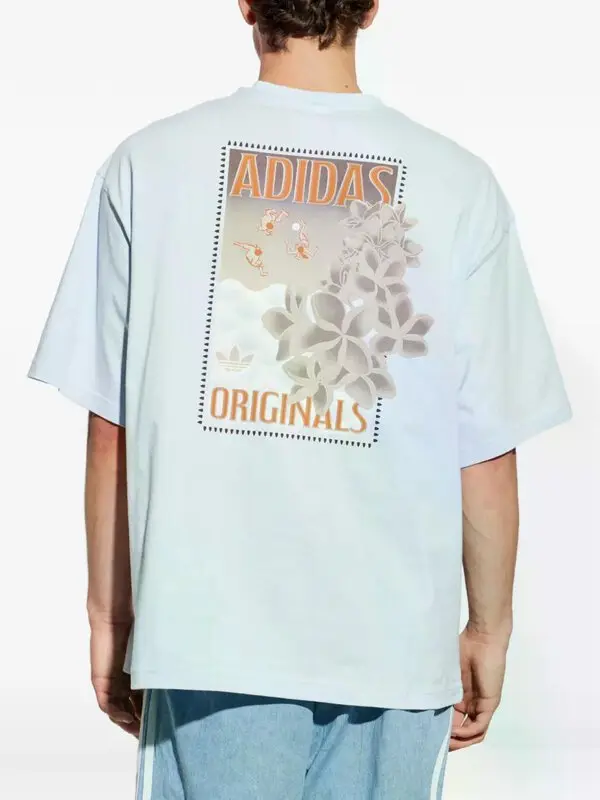Adidas Trefoil Graphic-print T-shirt