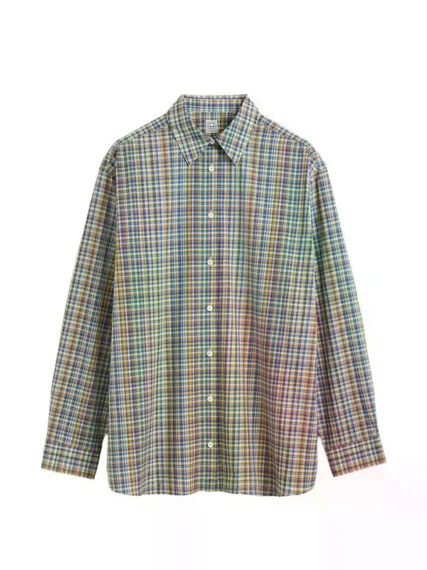 TOTEME Checked Button-down Shirt