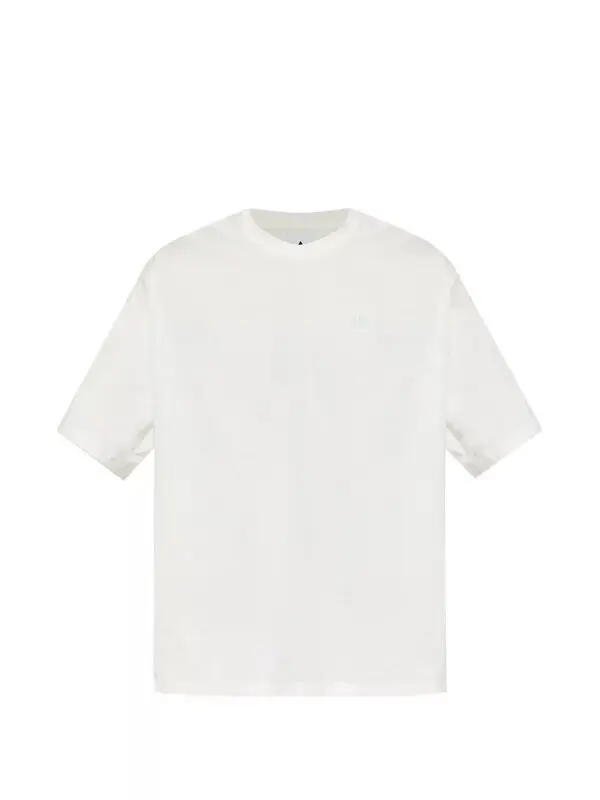 Adidas Logo-embroidered Graphic-print T-shirt