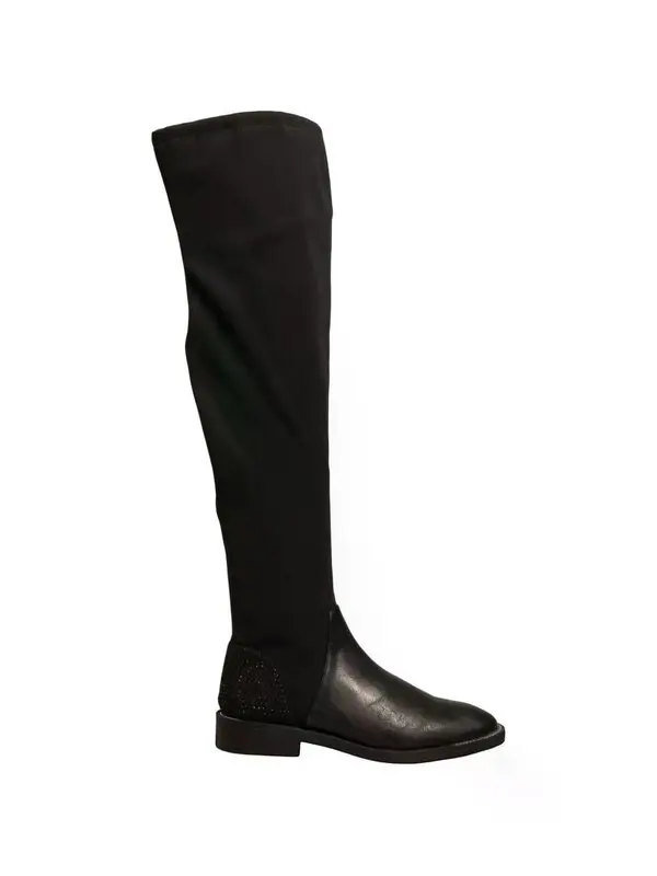 MY TWIN Rhinestone-embellished Over-the-knee Boots