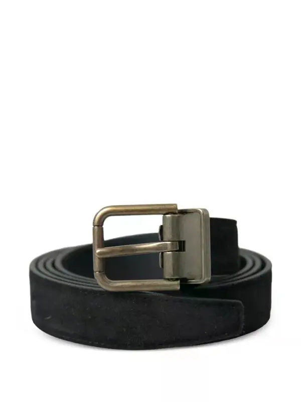 Dolce & Gabbana Suede Leather Belt