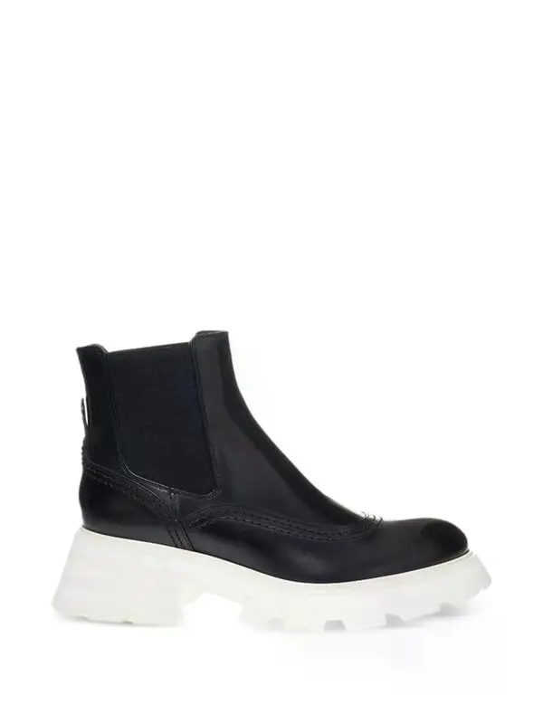 Alexander McQueen Brogue-detail Chelsea Boots