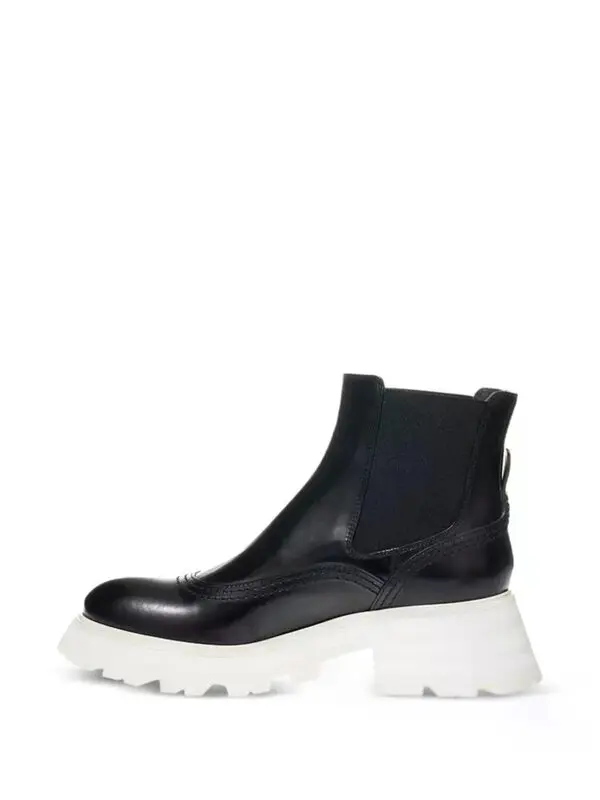 Alexander McQueen Brogue-detail Chelsea Boots