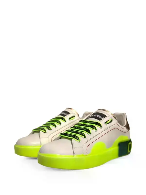 Dolce & Gabbana Portofino Leather Sneakers